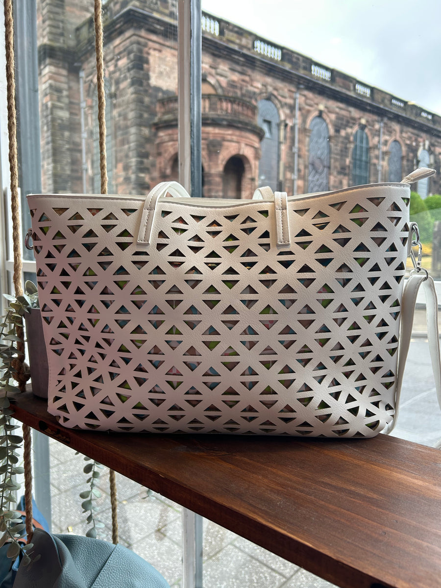 Perforated Tote Bag - White – Ralph & Rupert