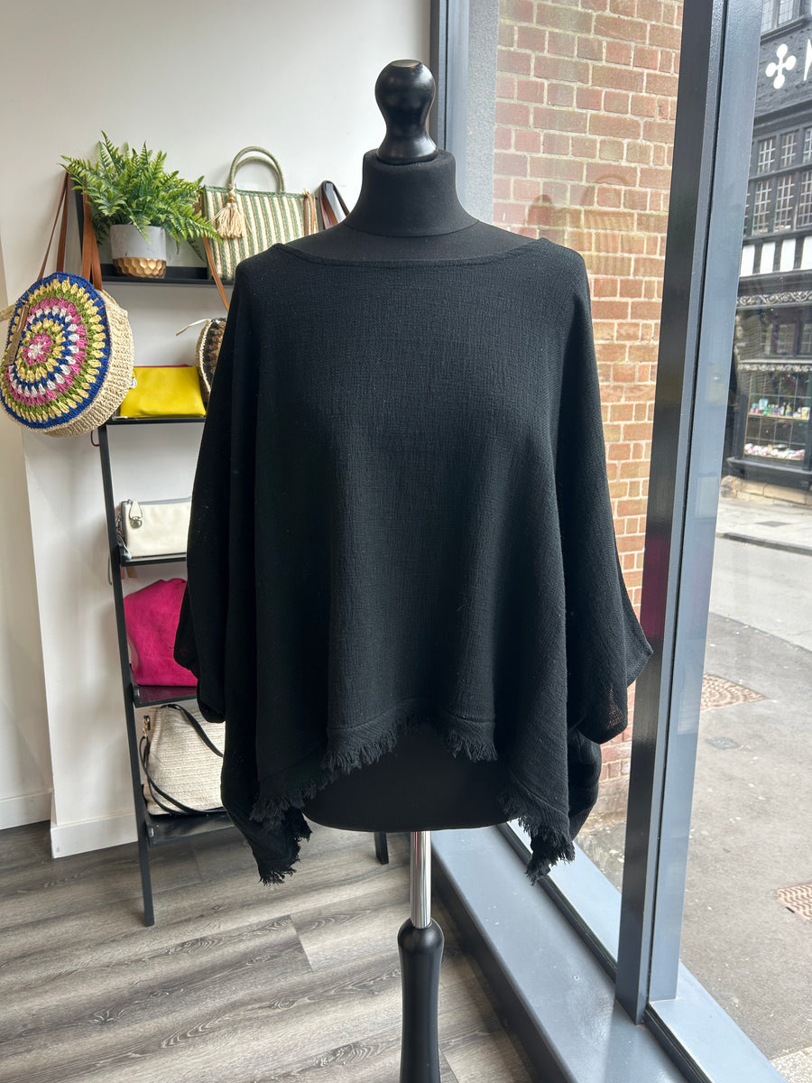 Sack Linen Frayed Edge Top – Ralph & Rupert